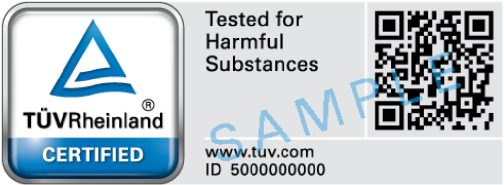 TOXPROOF Quality Seal | WO | TÜV Rheinland TOXPROOF Quality Seal | WO | TÜV Rheinland